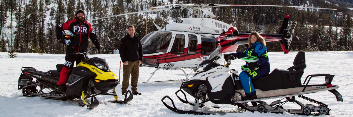 Canadian Rockies Snowmobile Tours - Banff, Canmore and Panorama, BC