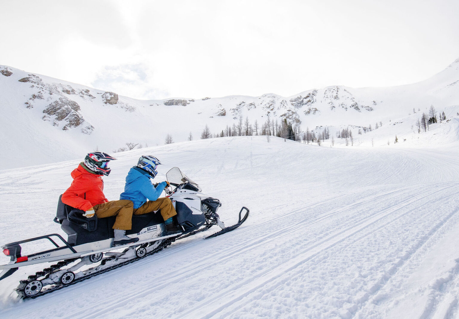Snowmobile Tours From Banff and Canmore - Toby Creek Adventures ...