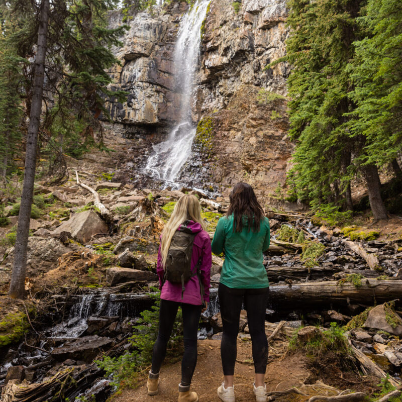 Waterfall Explorer - Toby Creek Adventures | Guided Snowmobile and ATV ...