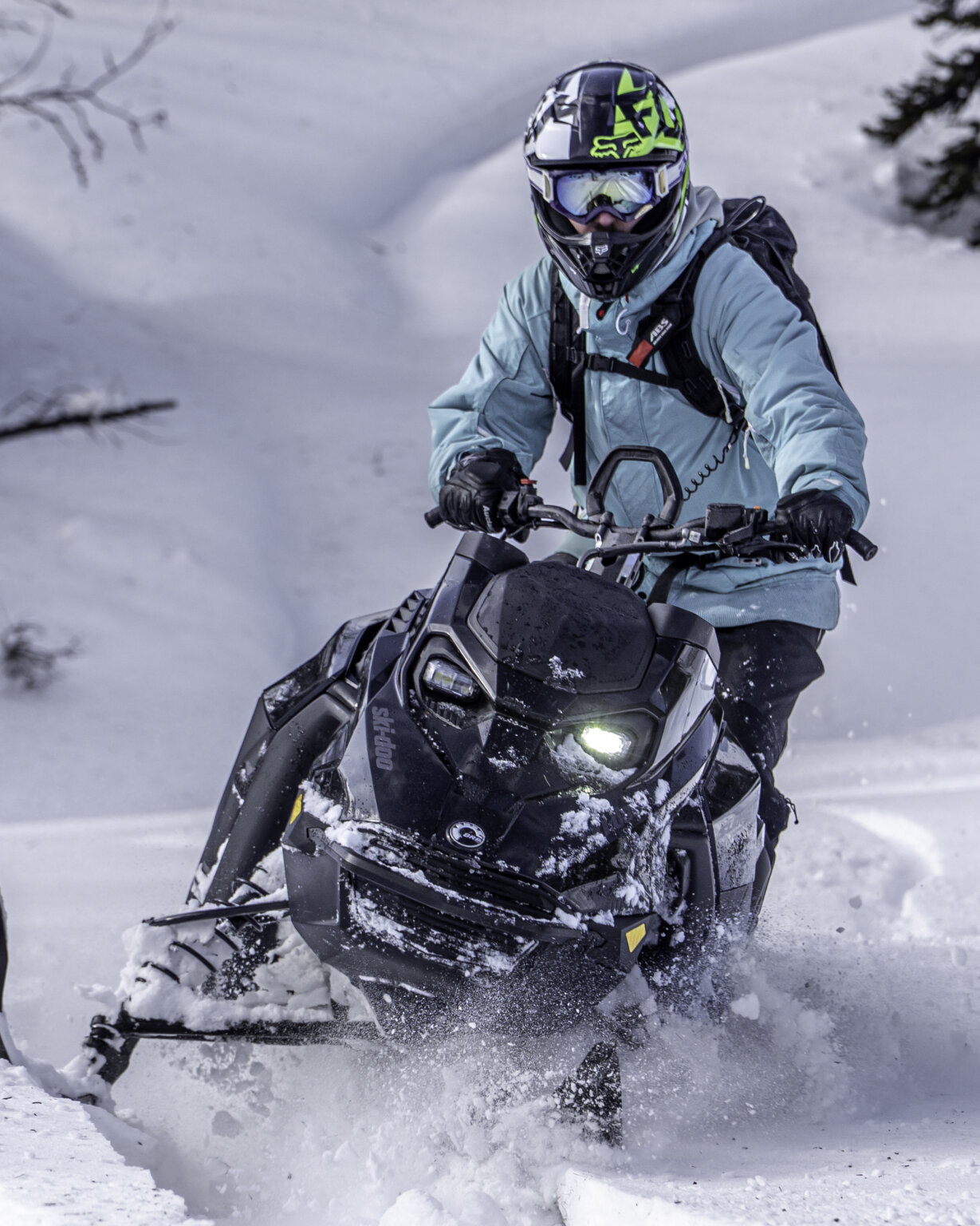 Snowmobile Tours From Banff and Canmore - Toby Creek Adventures ...