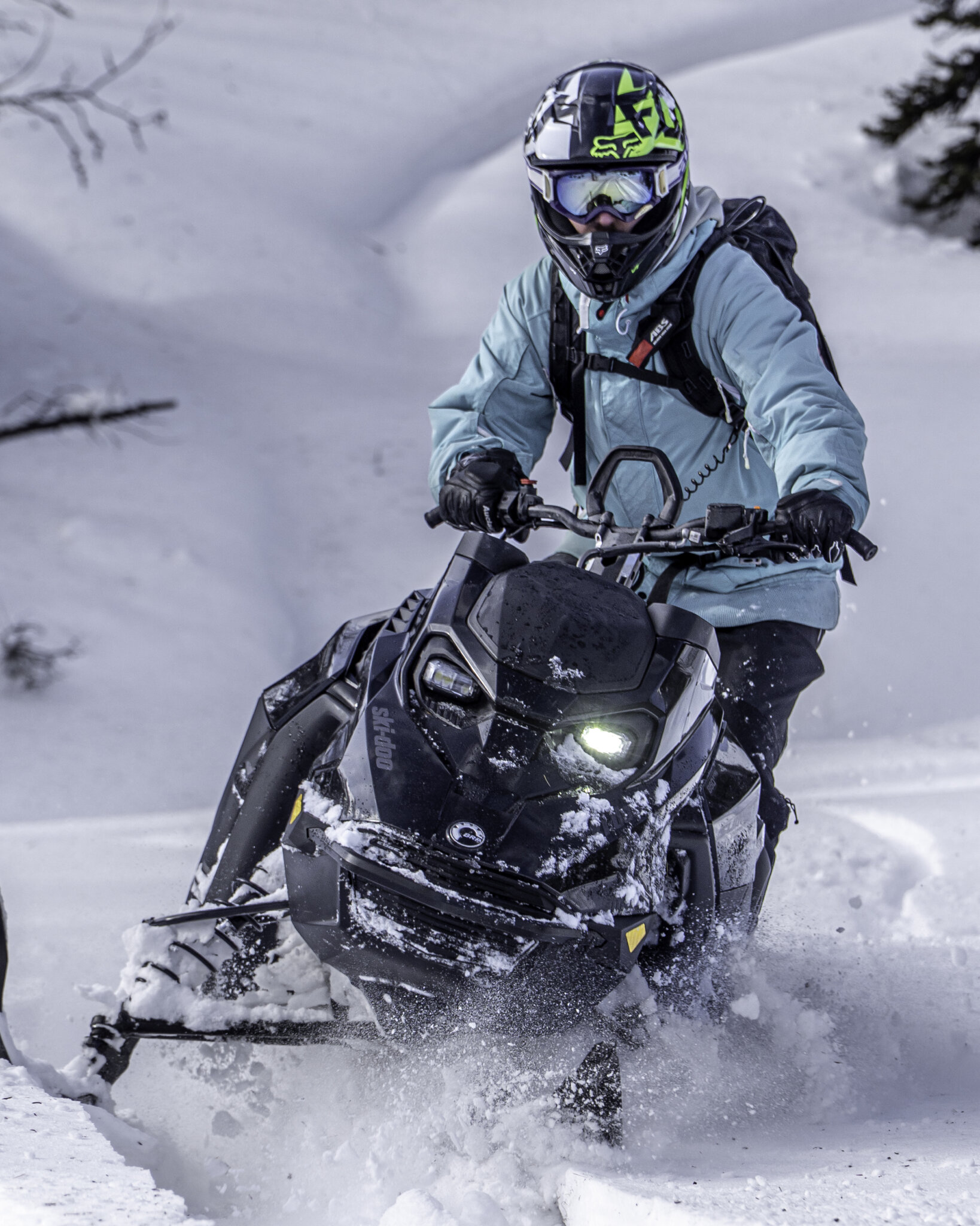 Snowmobile Tours From Banff and Canmore - Toby Creek Adventures ...