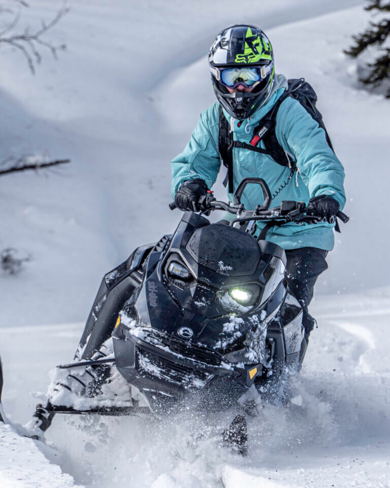Snowmobile Tours From Banff and Canmore - Toby Creek Adventures ...